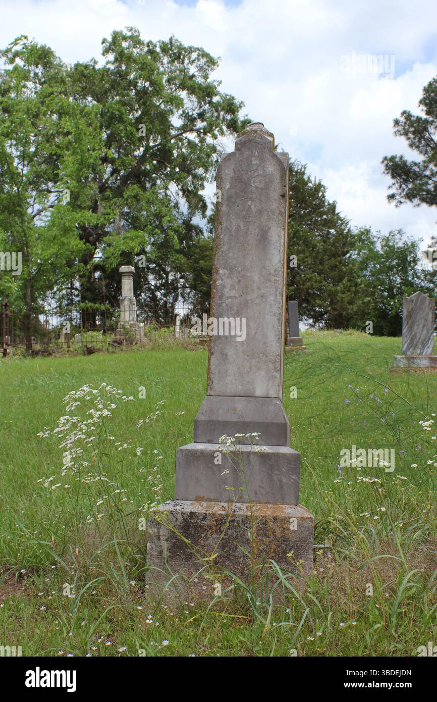 Historic Cemetery in Rural East Texas. Troup City Cemetery Stock Photo ...
