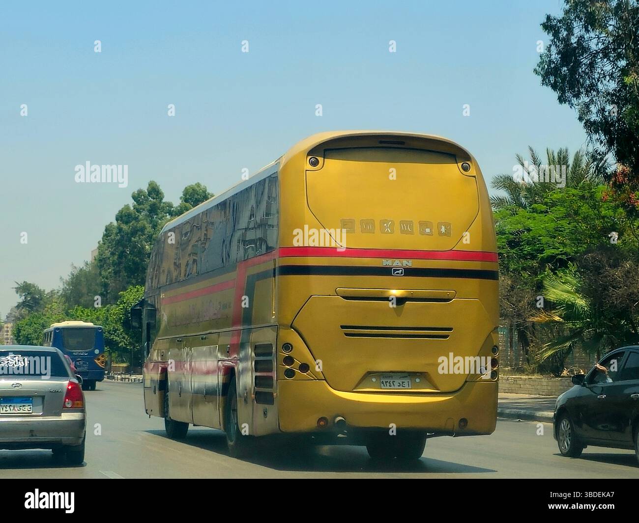 Cairo, Egypt, May 21 2025: Super Jet bus, Superjet lines, formally The Arab Union for Land ...