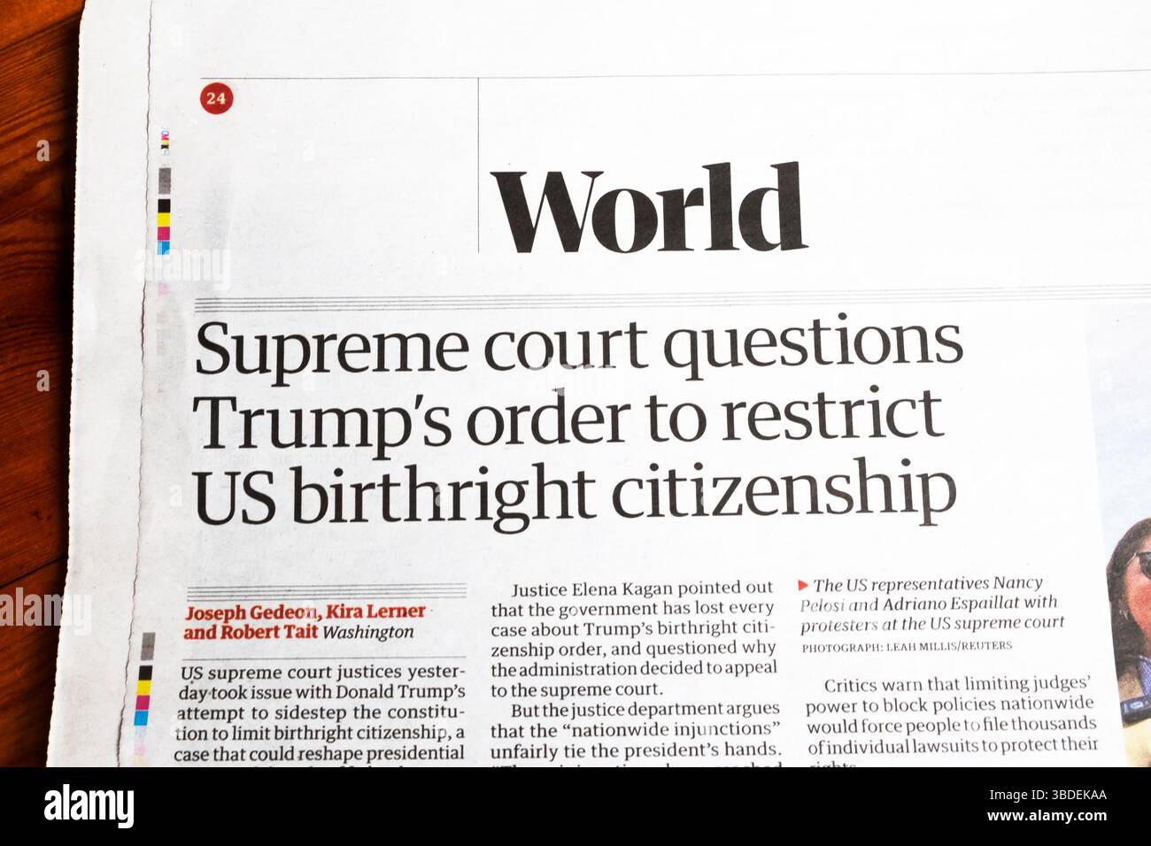 'Supreme court questions Trump 's order to restrict US birthright ...
