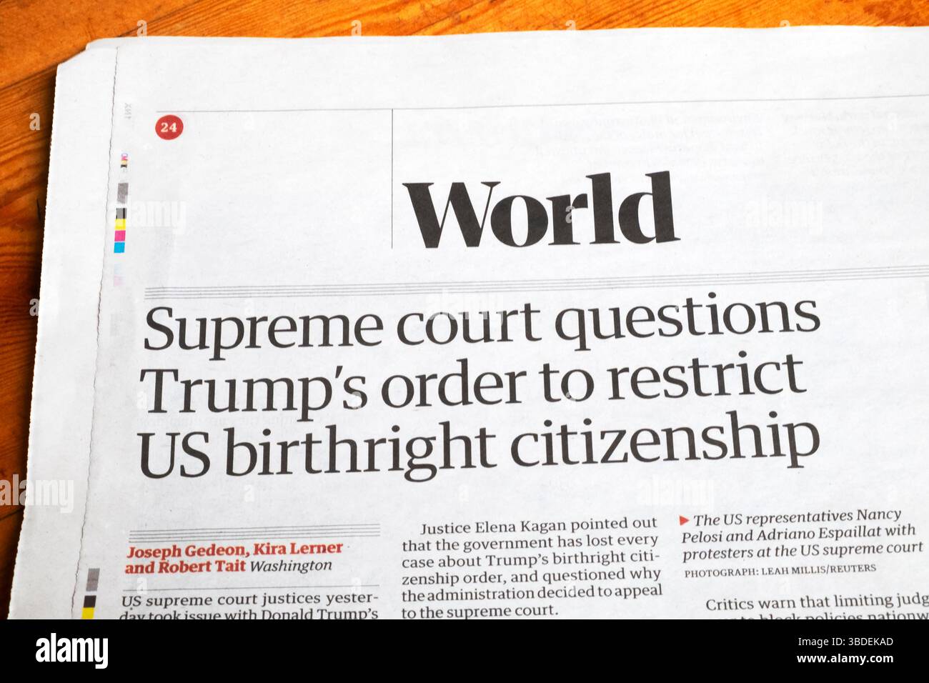 'Supreme court questions Trump 's order to restrict US birthright ...