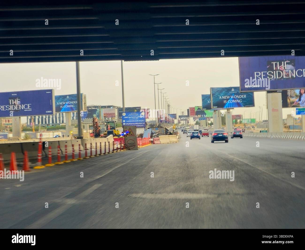 Cairo, Egypt, May 16 2025: Bus Rapid Transit (BRT) project is being ...