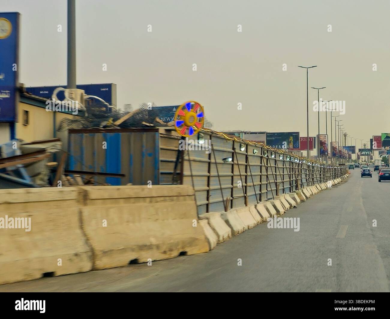 Cairo, Egypt, May 16 2025: Bus Rapid Transit (BRT) project is being ...