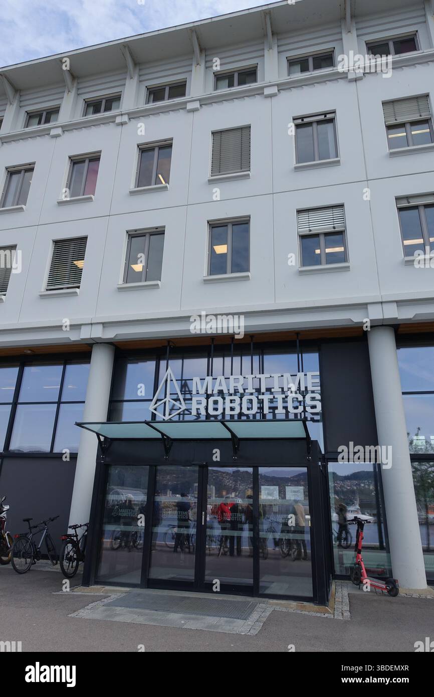 Maritime Robotics headquarters in Trondheim, Norway, a maritime drone ...