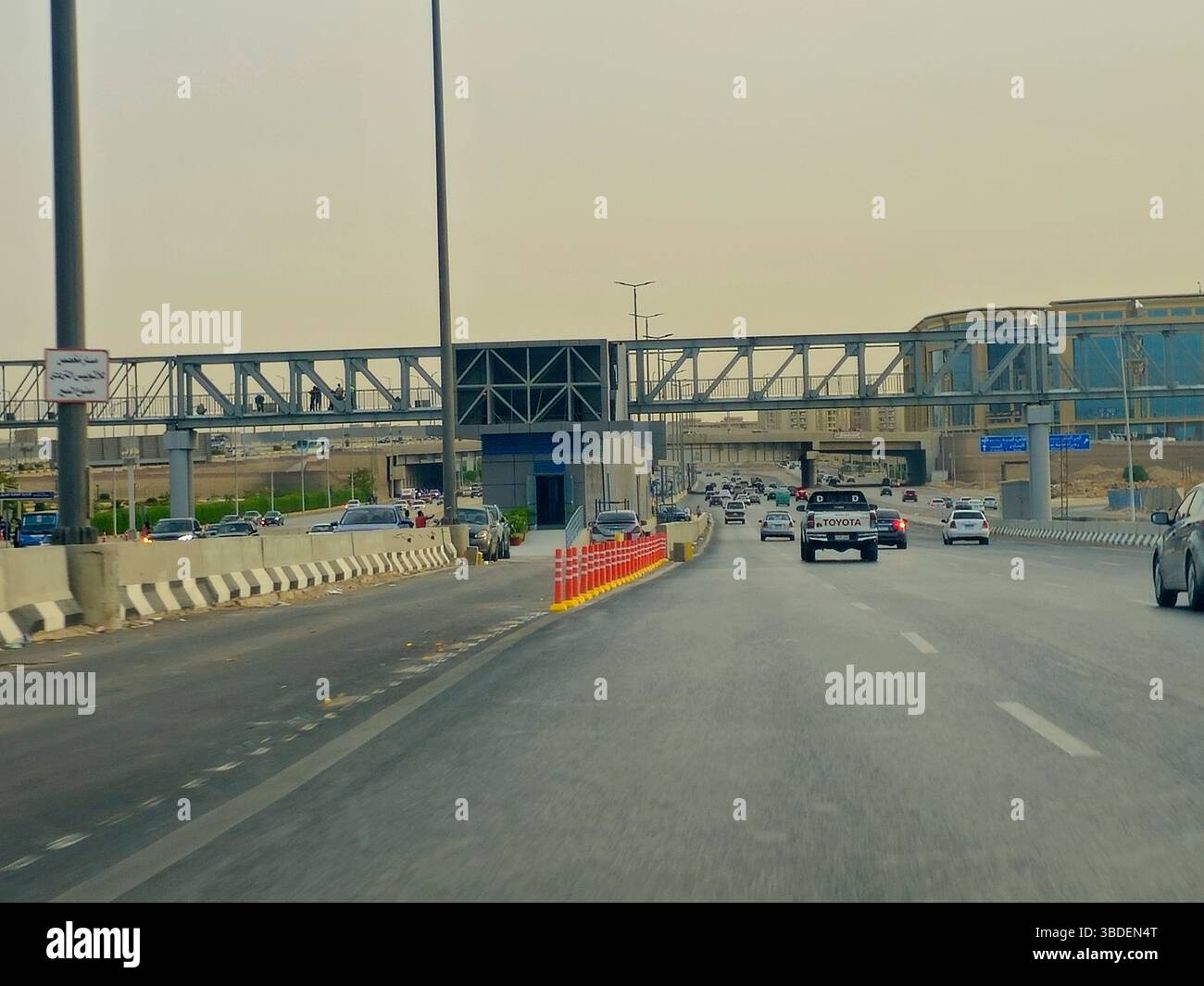 Cairo, Egypt, May 16 2025: The Bus Rapid Transit (BRT) project is being ...
