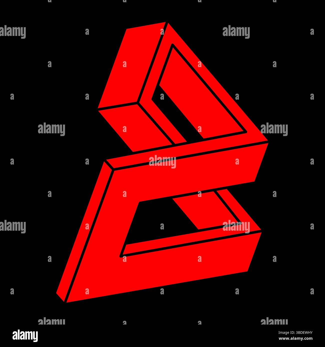 Illusion shapes. 3d geometry. Optical illusion figures. Sacred geometry ...
