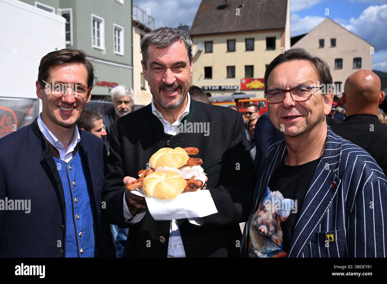 Viechtach, Germany. 24th May, 2025. State parliament member Stefan ...