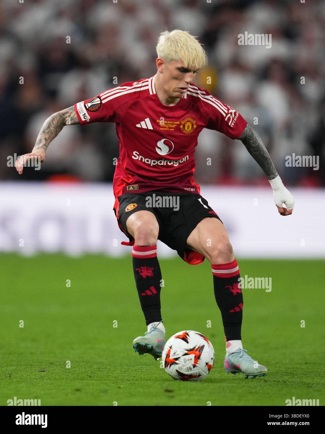 Bilbao, Spain. 23rd May, 2024. Alejandro Garnacho of Manchester United ...