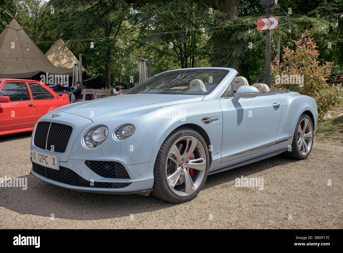 Bentley Continental GT V8 S convertible. English prestigious and luxury ...