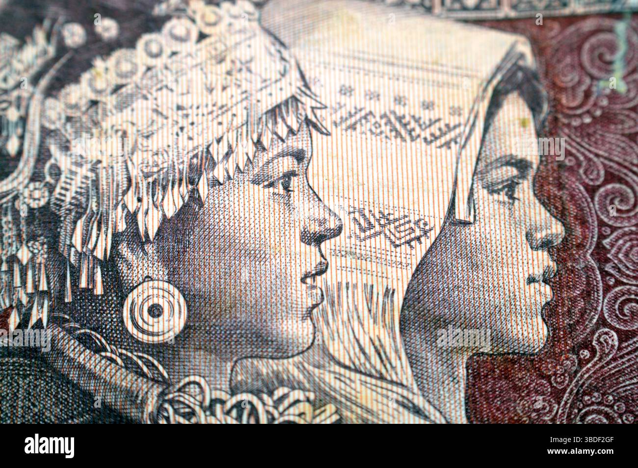 Two girls in ethnic dress representing the Miao and Zhuang ...