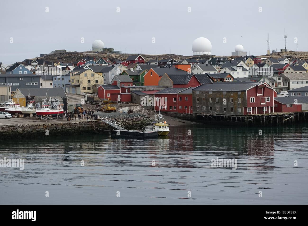 Globus radar system in the town of Vardø, Finnmark county, Norway ...