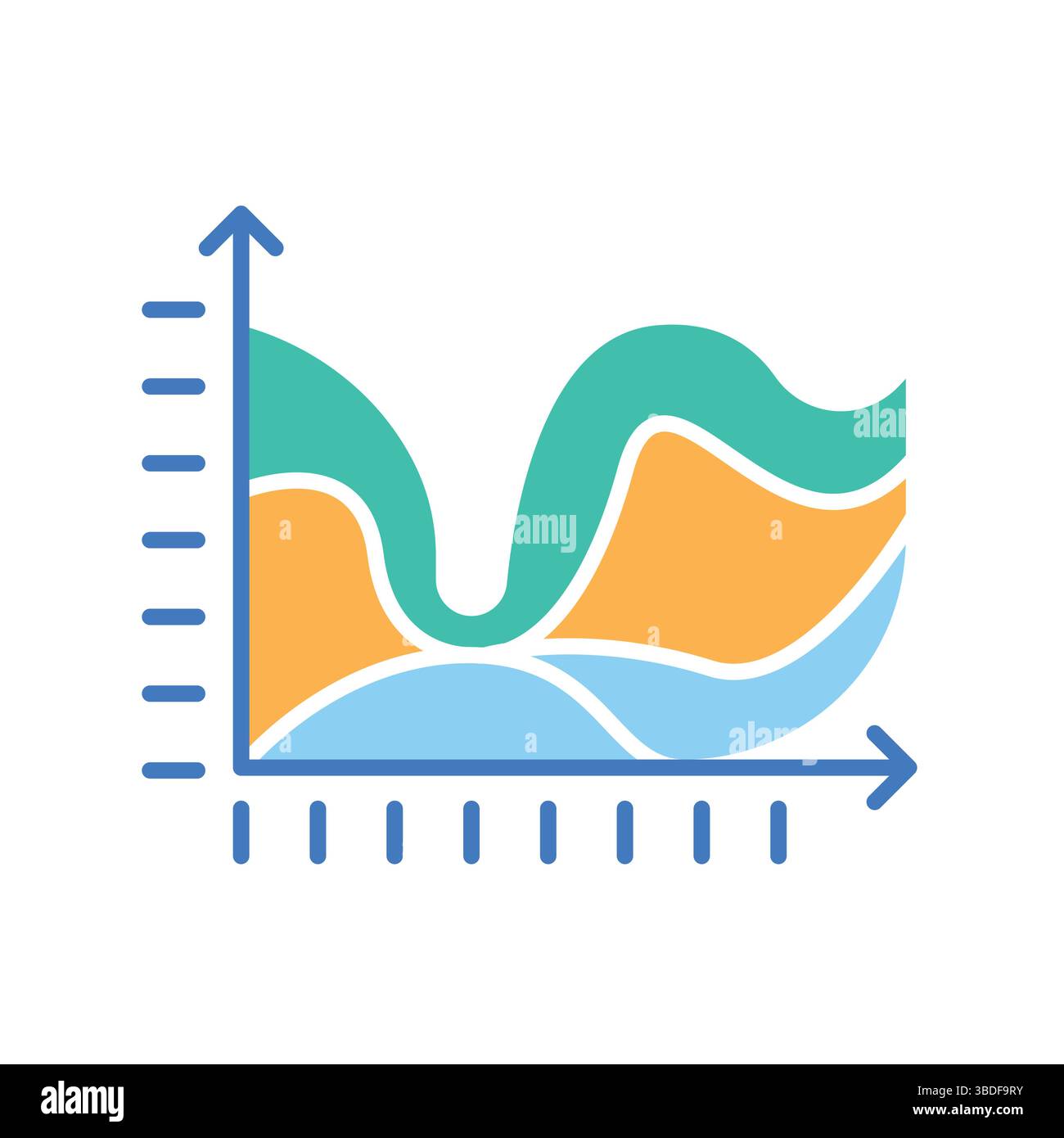 Hyperparameters color flat icon for digital and print projects. Minimal ...