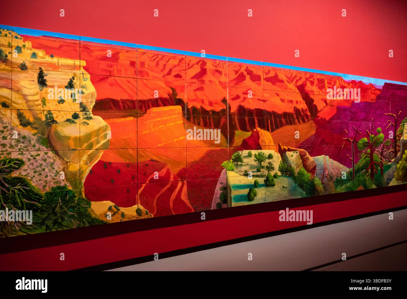 A Bigger Grand Canyon painting, (1998), David Hockney 25 exhibition ...