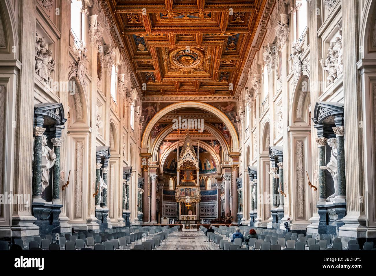 Archbasilica of Saint John Lateran, Cathedral of Rome Stock Photo - Alamy