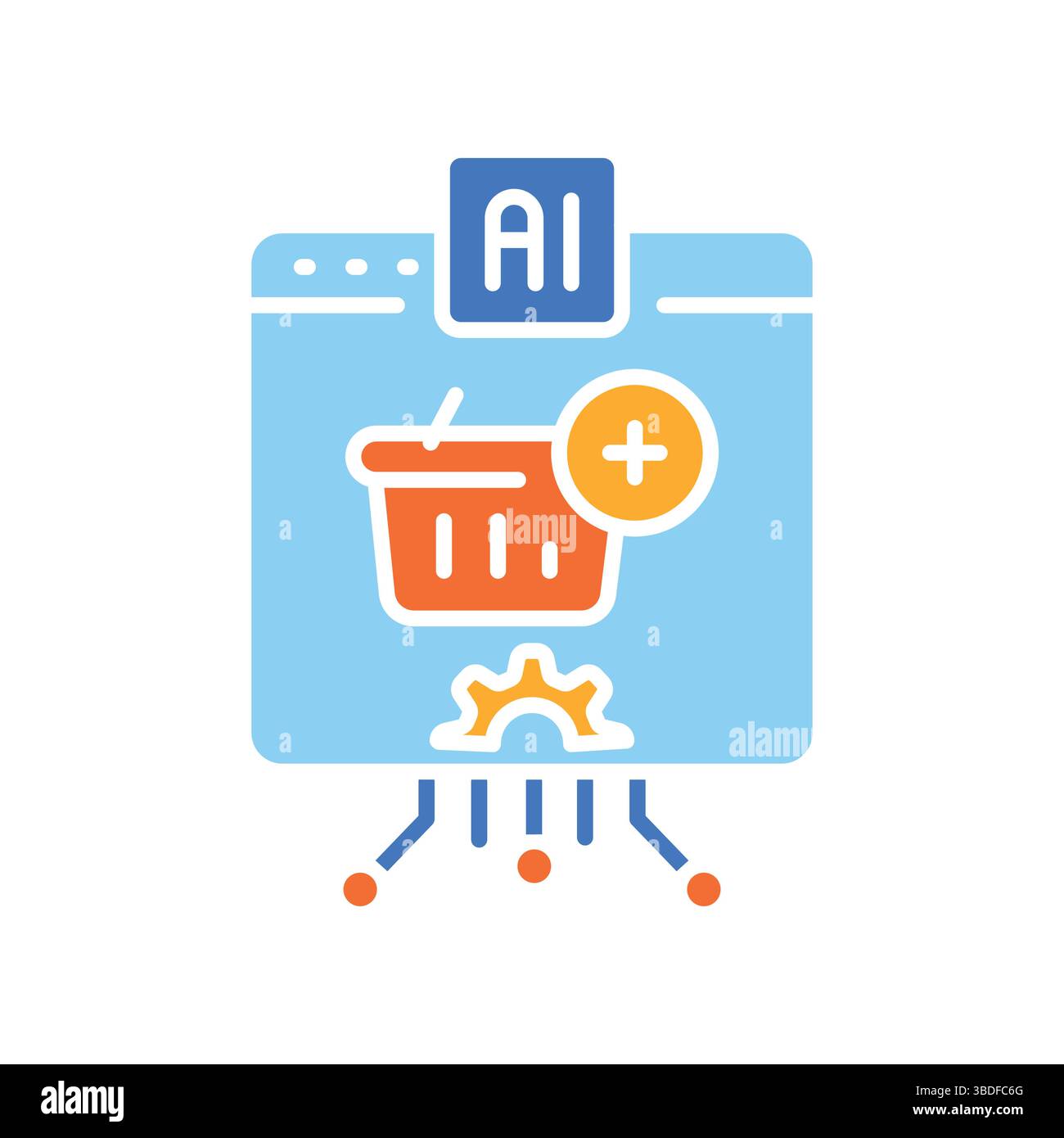 Complementary product recommendation color flat icon for digital and ...