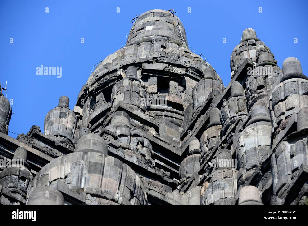 Detail of Prambanan Buddhist temple near Yogyakarta,Java island ...