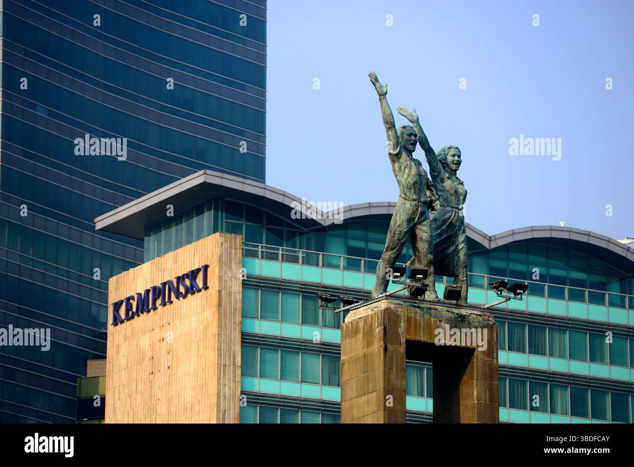 Selamat Datang monument or Welcome monument in Central Jakarta ...