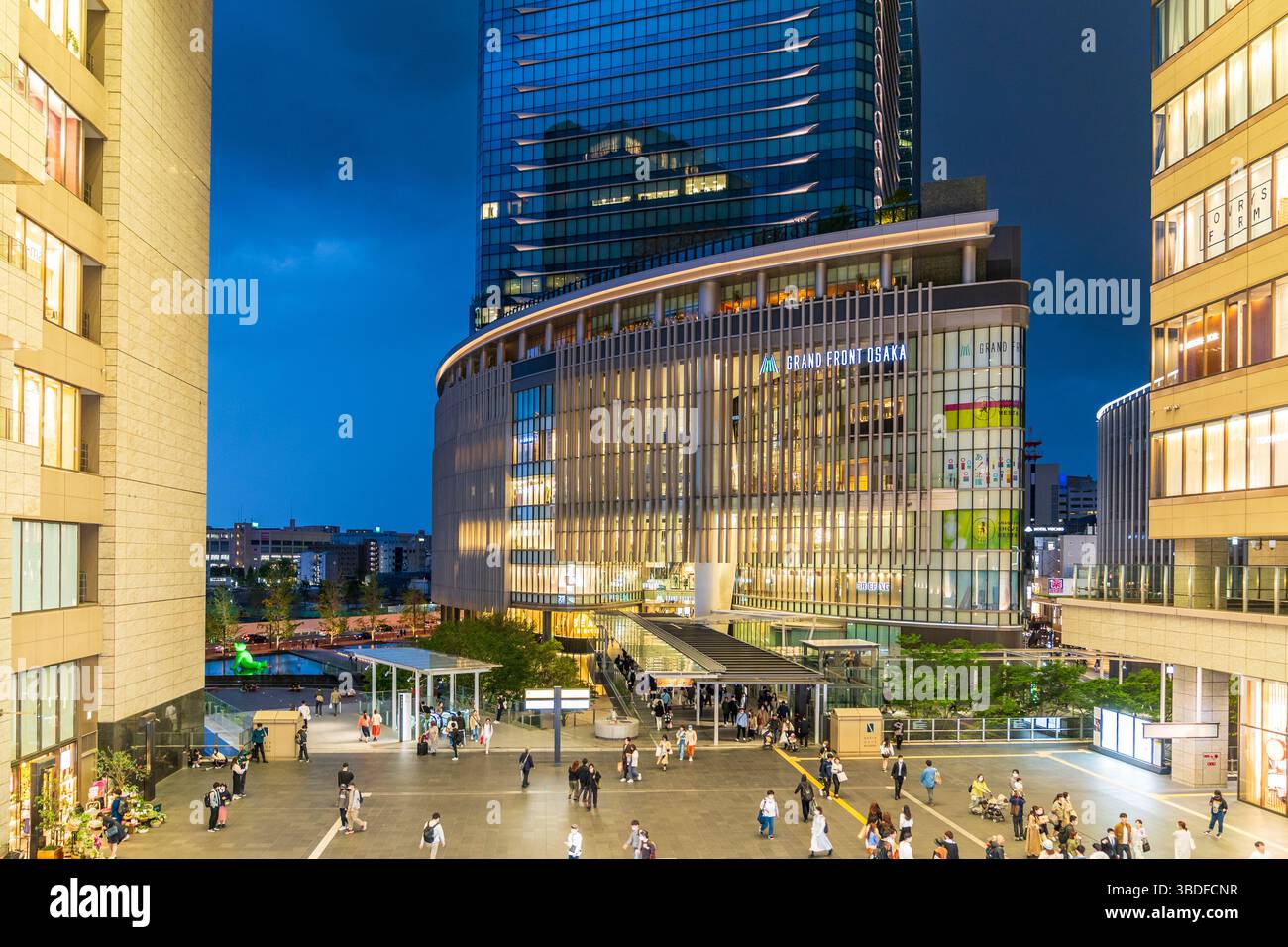 The Grand Front Osaka shopping mall opposite Osaka Station City ...