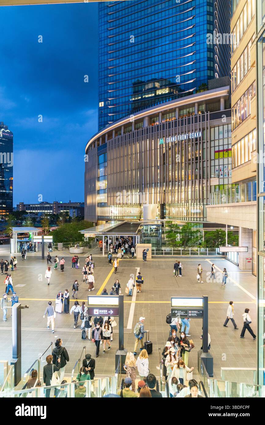 The Grand Front Osaka shopping mall opposite Osaka Station City ...