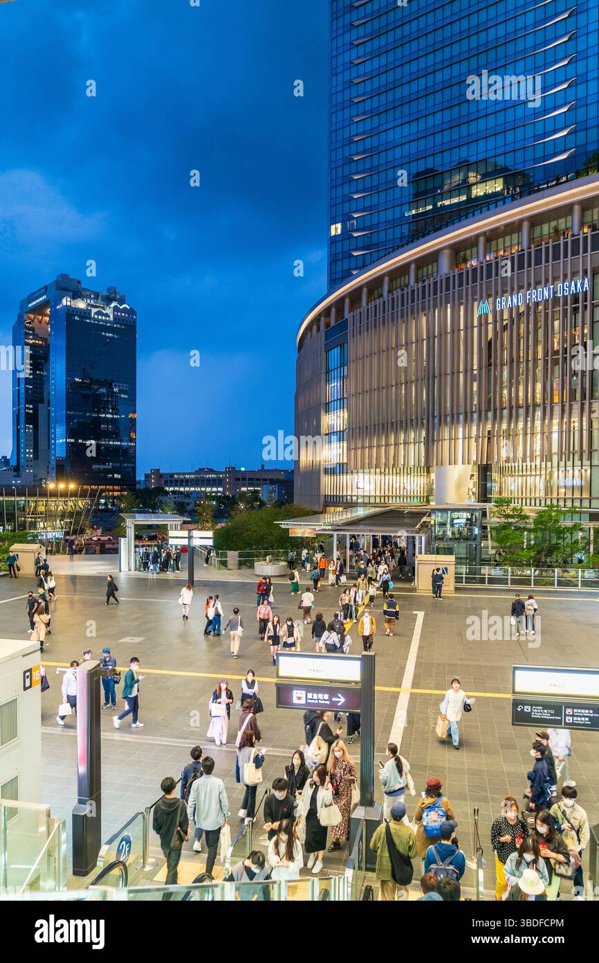 The Grand Front Osaka shopping mall opposite Osaka Station City ...