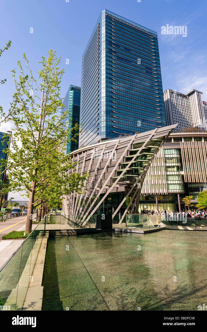 The Umekita Ship Hall with its innovative design, over looking Umekita ...