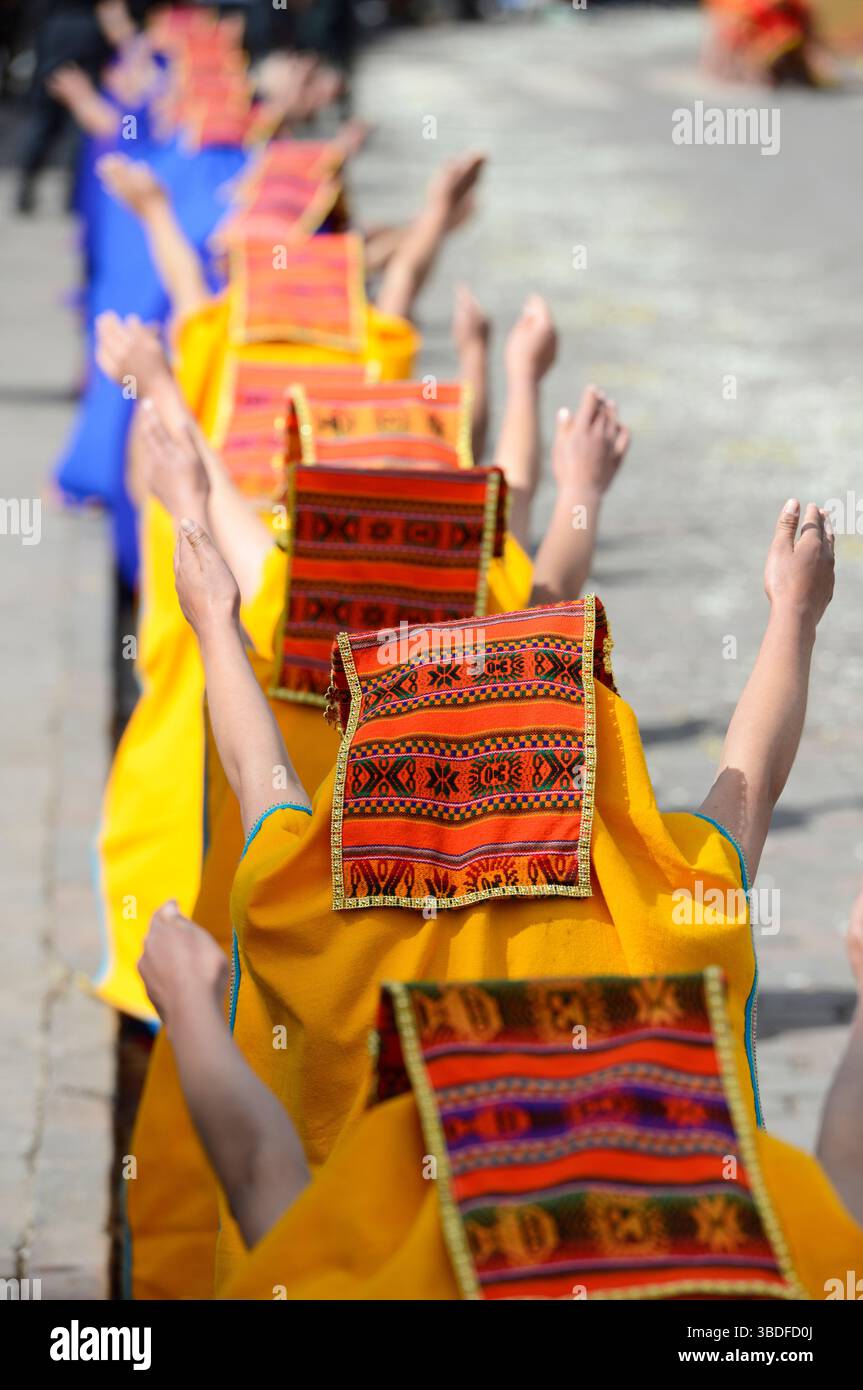Inti Raymi ,the Festival of the Sun,is the annual recreation of an ...