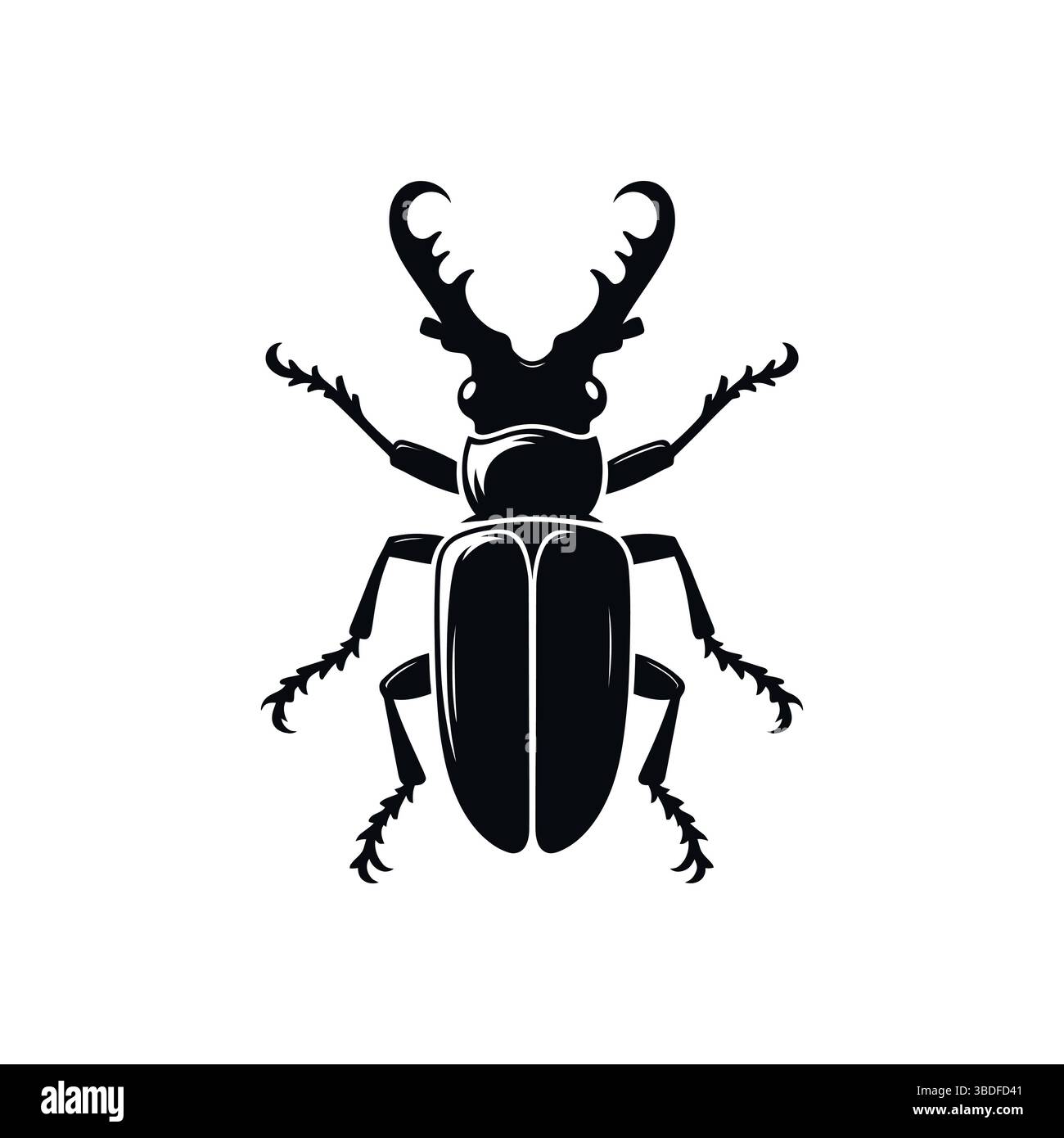 Stag beetle family Stock Vector Images - Alamy