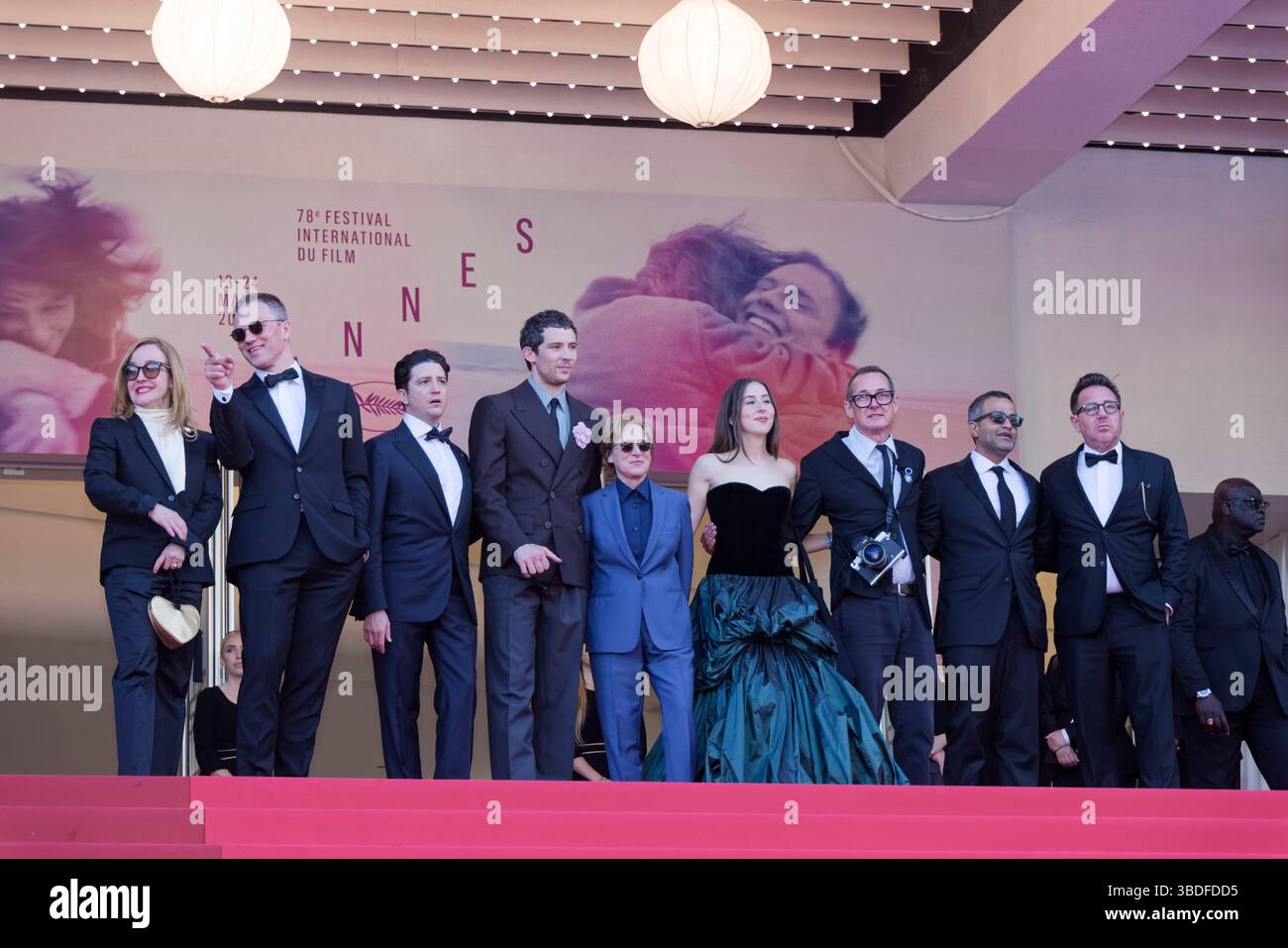Cannes, France. 23rd May, 2025. Amy Roth, Neil Kopp, John Magaro, Josh ...