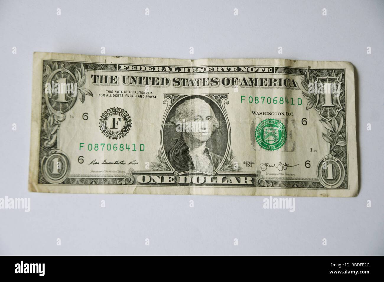 Copenhagen/ Denmark/24 MAY 2025/American dollars bills in one dollar ...