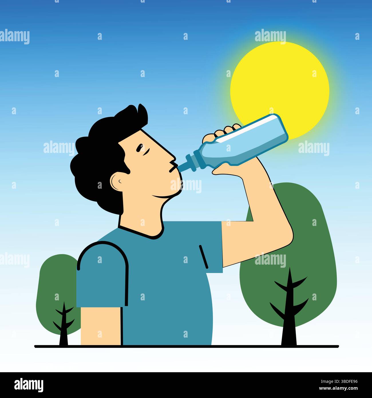 Outdoor sweat Stock Vector Images - Alamy