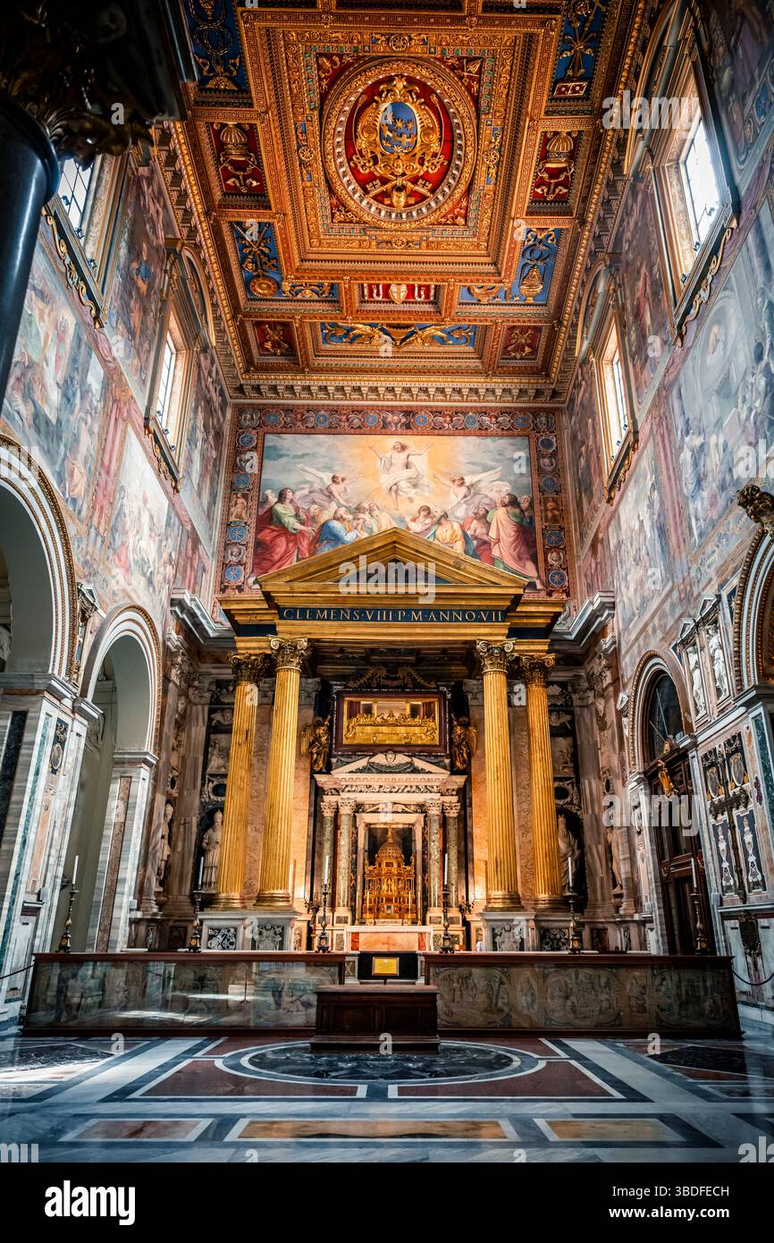 Archbasilica of Saint John Lateran, Cathedral of Rome Stock Photo - Alamy