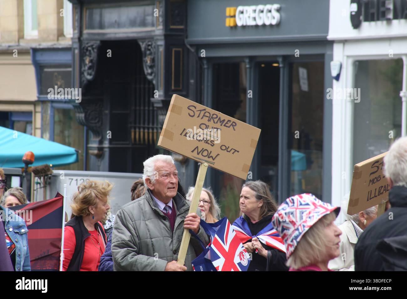 “Great British National Strike” People gather in Newcastle city centre ...