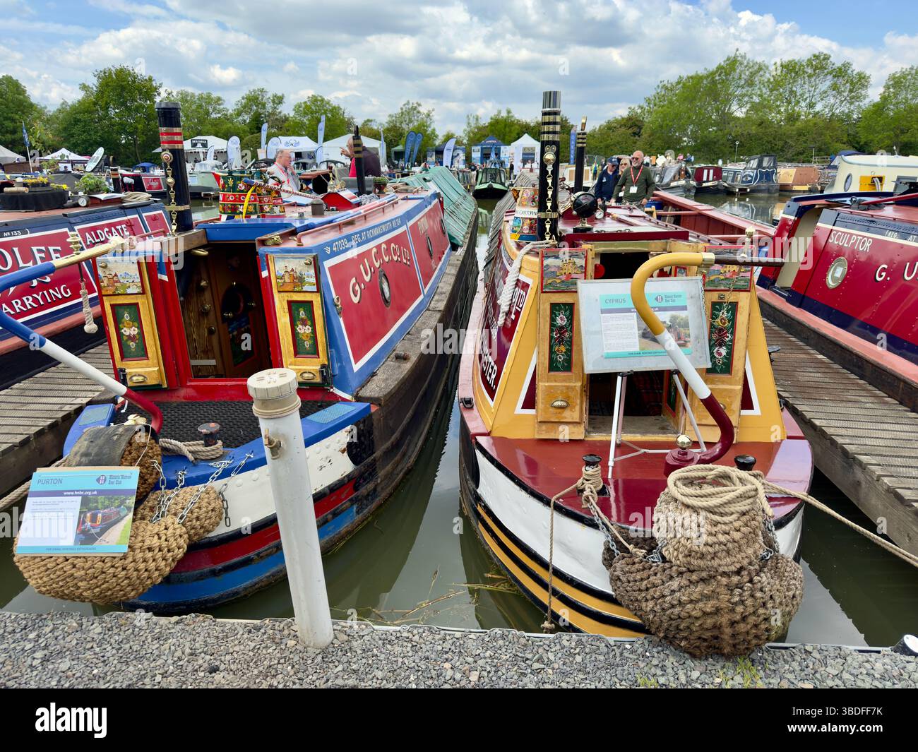 Large crowds attend the first day of the Crick Boat Show. The annual ...
