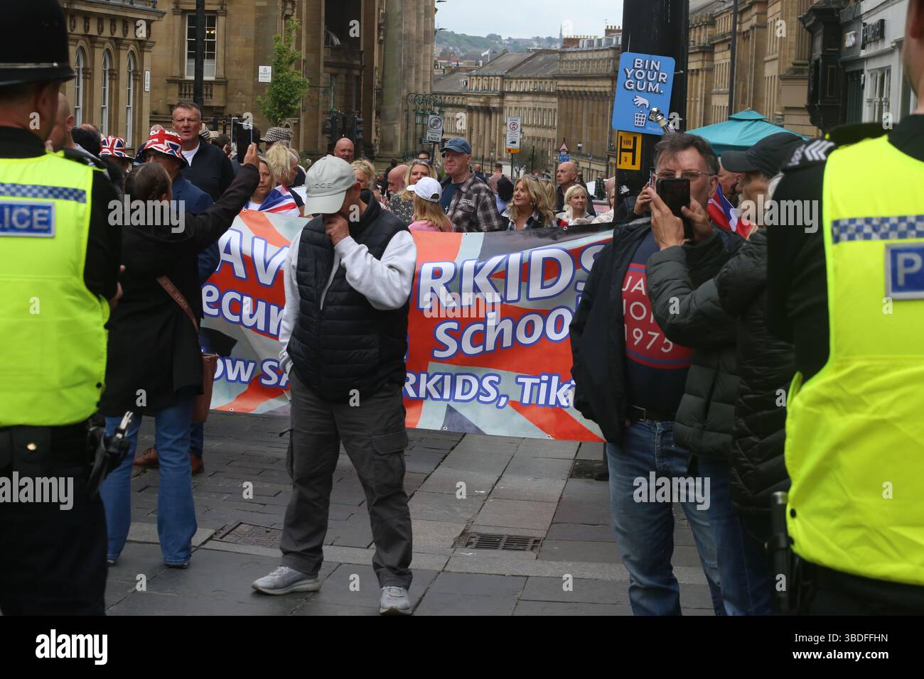 “Great British National Strike” People gather in Newcastle city centre ...