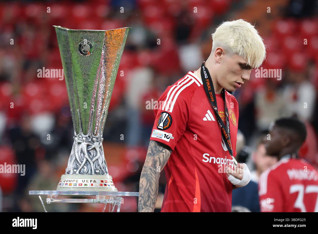 Bilbao, Spain. 23rd May, 2024. Alejandro Garnacho of Manchester United ...