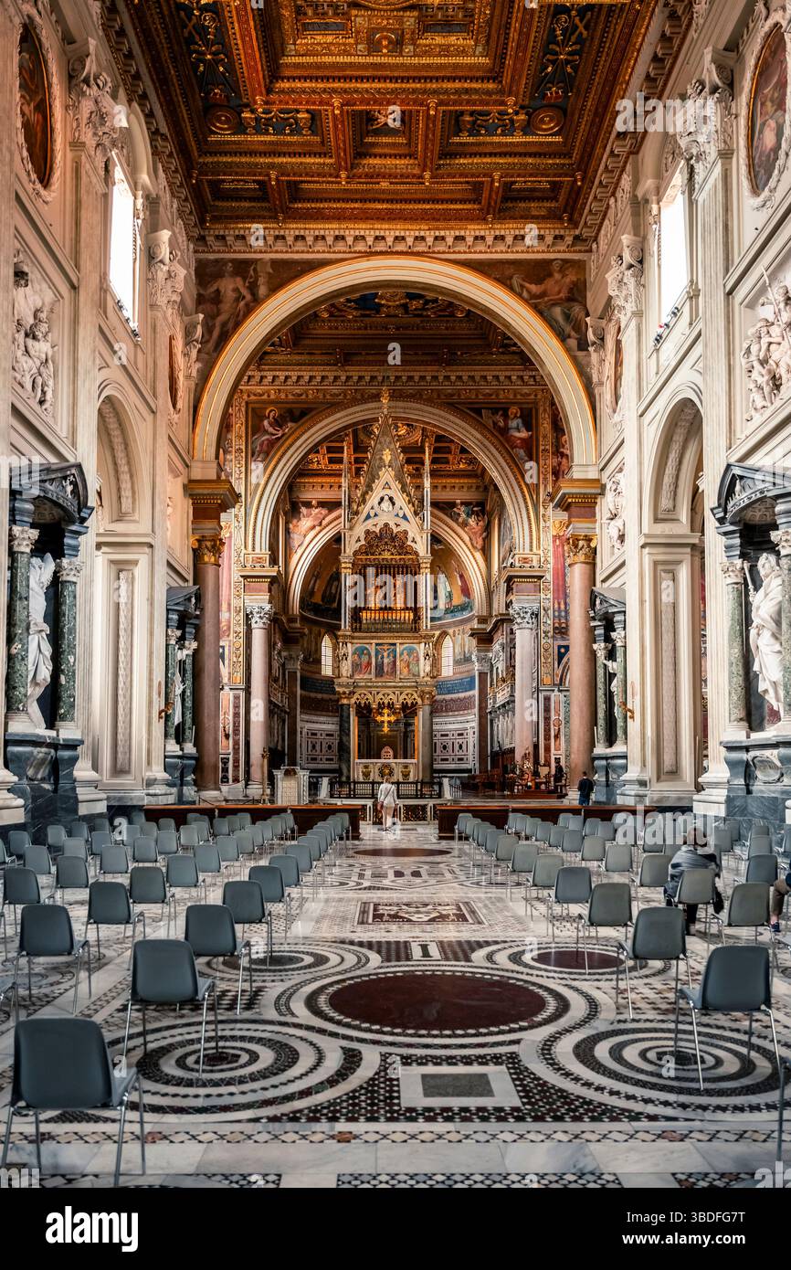Archbasilica of Saint John Lateran, Cathedral of Rome Stock Photo - Alamy