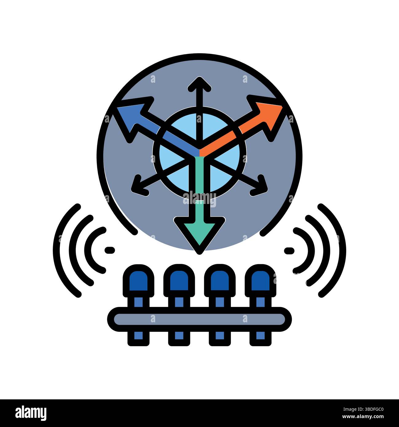 Real time motion sensing Stock Vector Images - Alamy