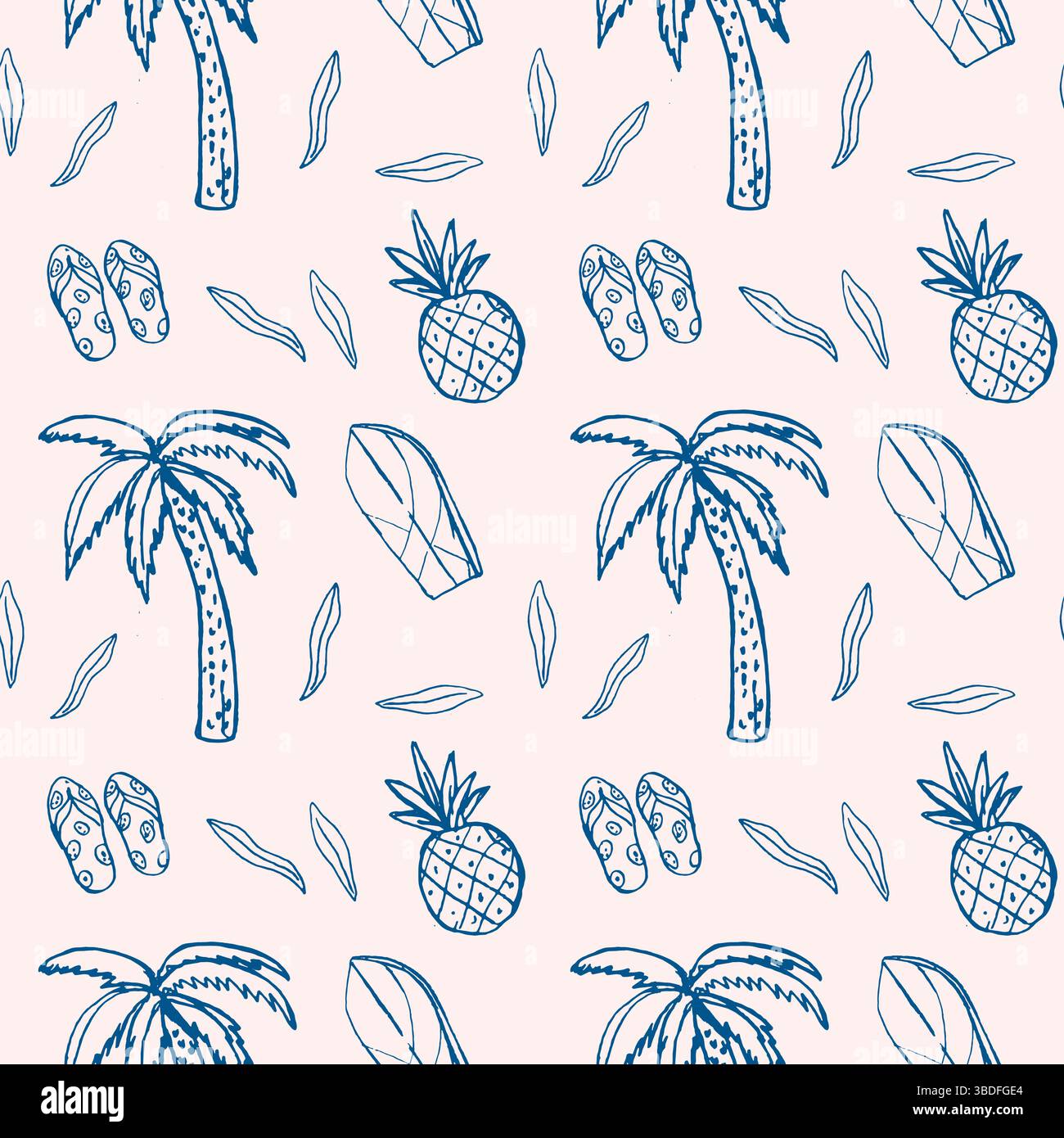 Flip flops tropical leaves Stock Vector Images - Alamy