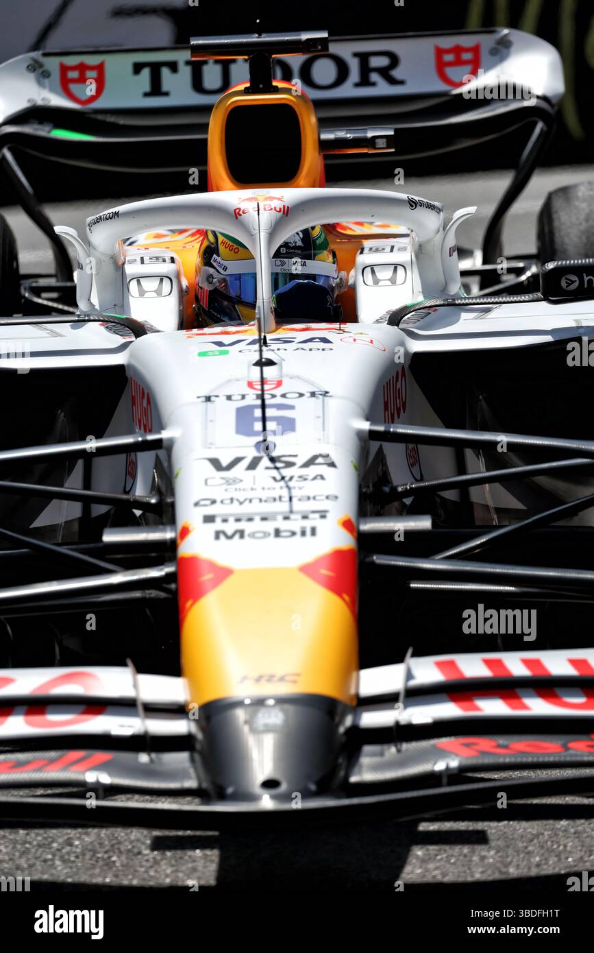 Monaco, Monte Carlo. 24th May, 2025. Isack Hadjar (FRA) Racing Bulls ...