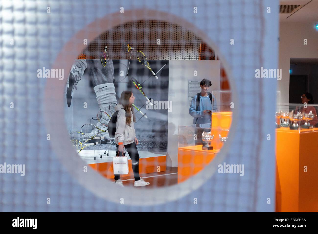 Paris, France. 24th May, 2025. Rafael Nadal exhibition at Yannick Noah ...