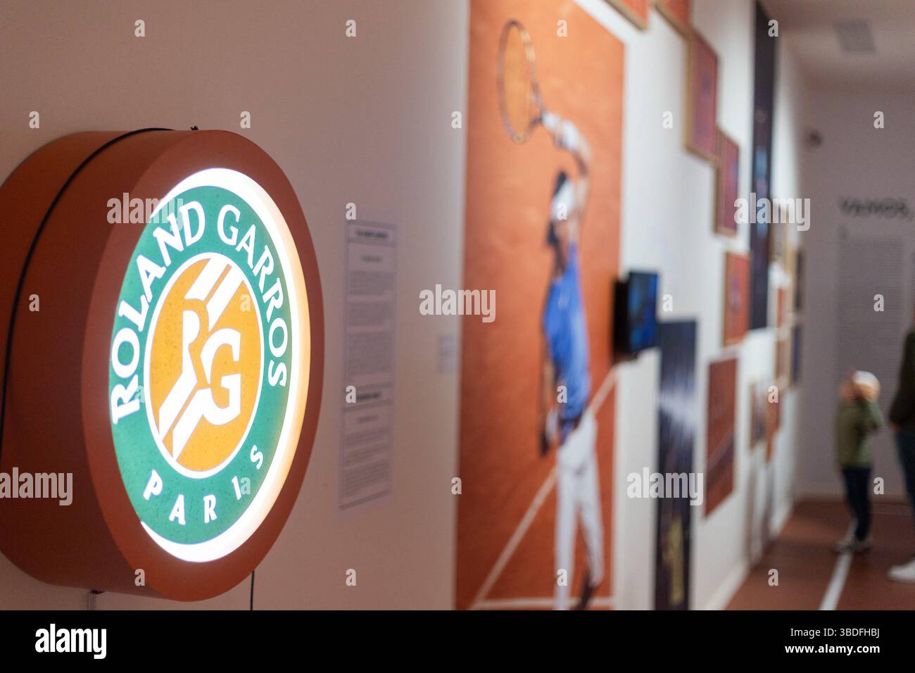 Paris, France. 24th May, 2025. Rafael Nadal exhibition at Yannick Noah ...