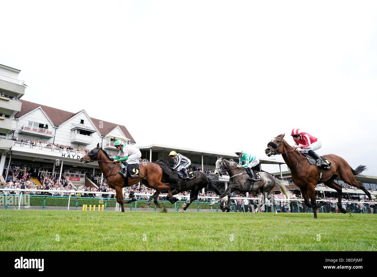 Great Chieftain ridden by William Buick (left) on their way to winning ...