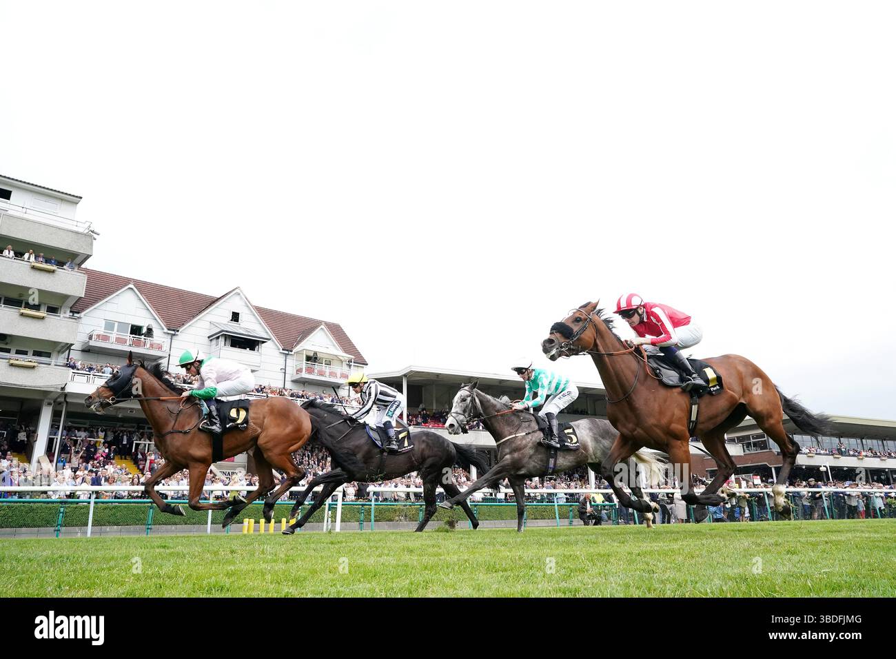 Great Chieftain ridden by William Buick (left) on their way to winning the Betfred Supports Jack ...