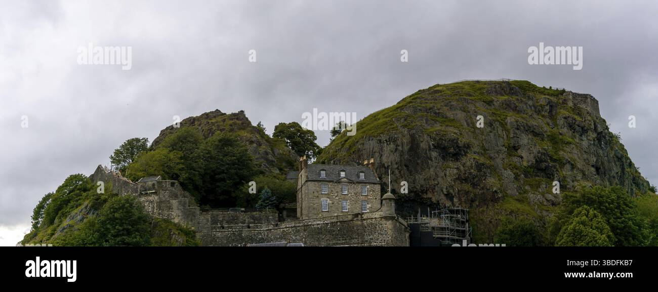 Panorama view dumbarton castle hi-res stock photography and images - Alamy