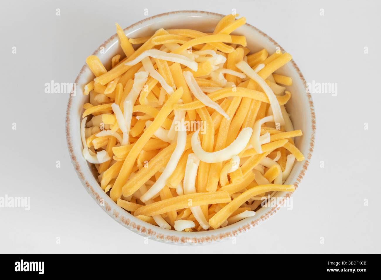 Shredded Cheddar and Colby Jack Cheese Stock Photo - Alamy