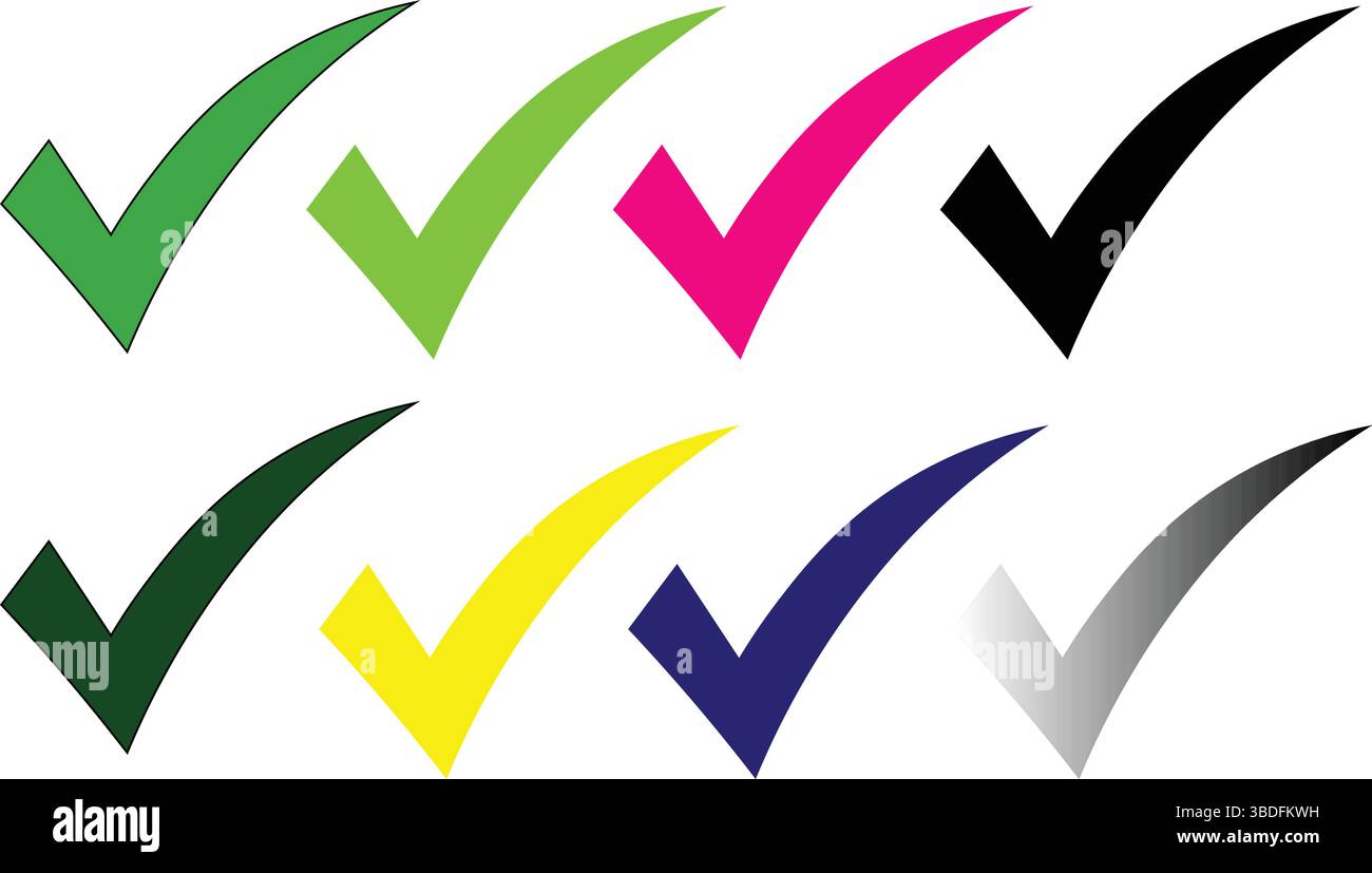 Glowing tick marks hi-res stock photography and images - Alamy