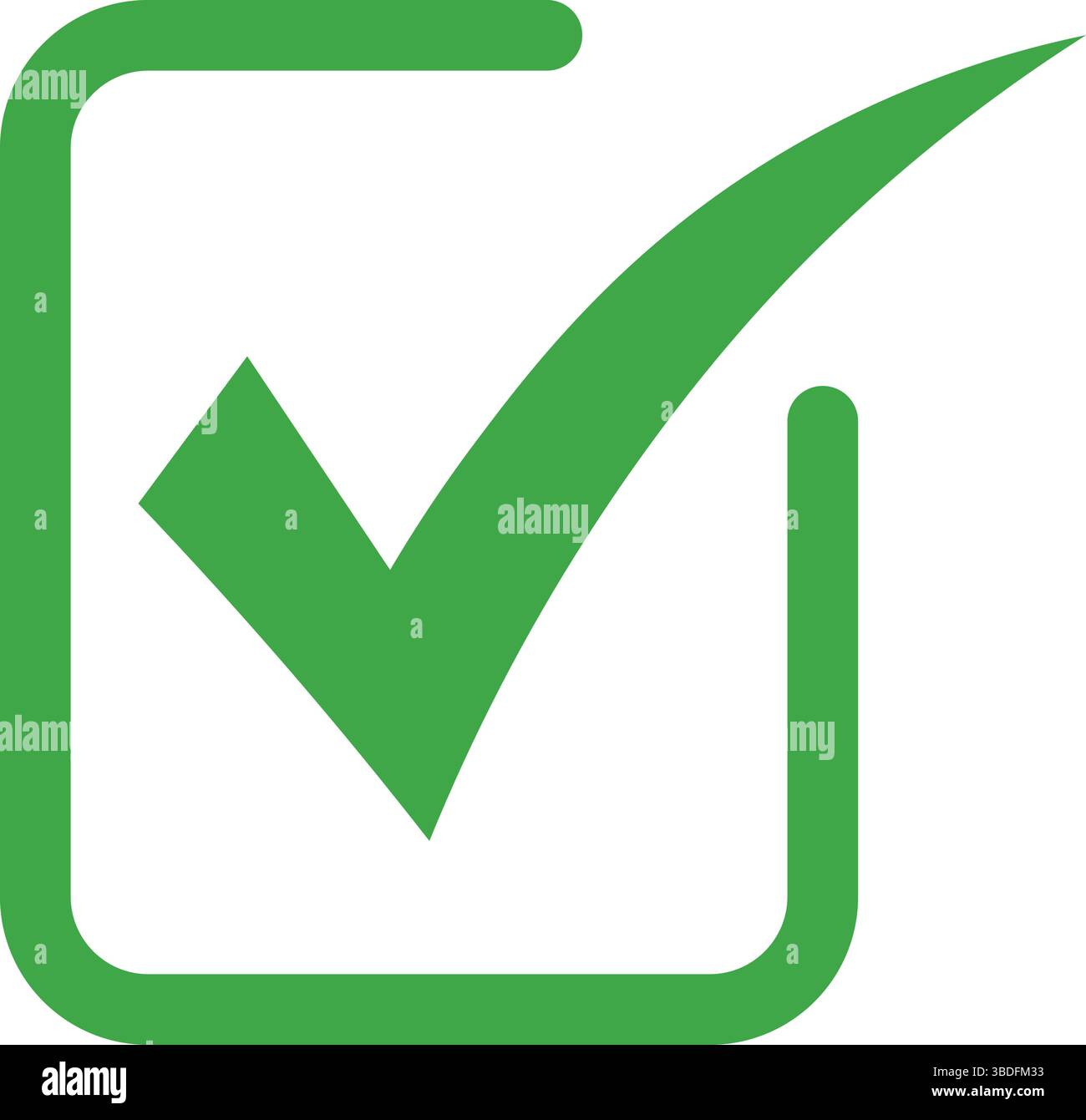 Green Checkbox Icon: Success Confirmation Graphic, Verified Tick Mark ...