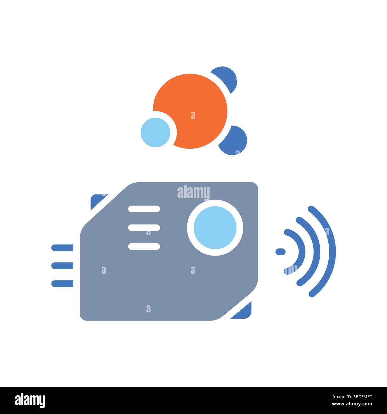 Particle detector Stock Vector Images - Alamy