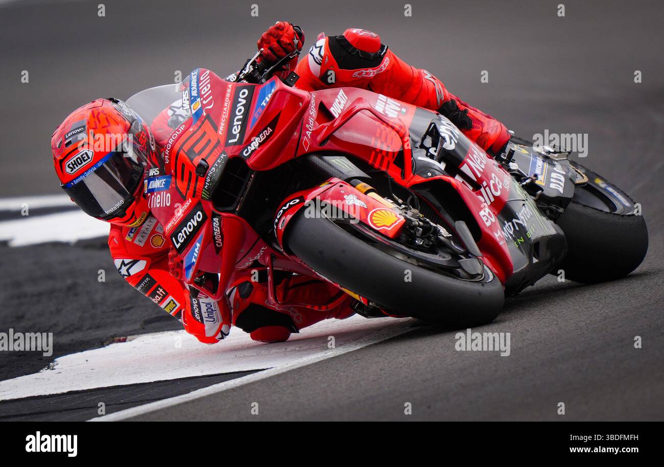 Ducati Team's Marc Marquez in free practice two during the Monster ...