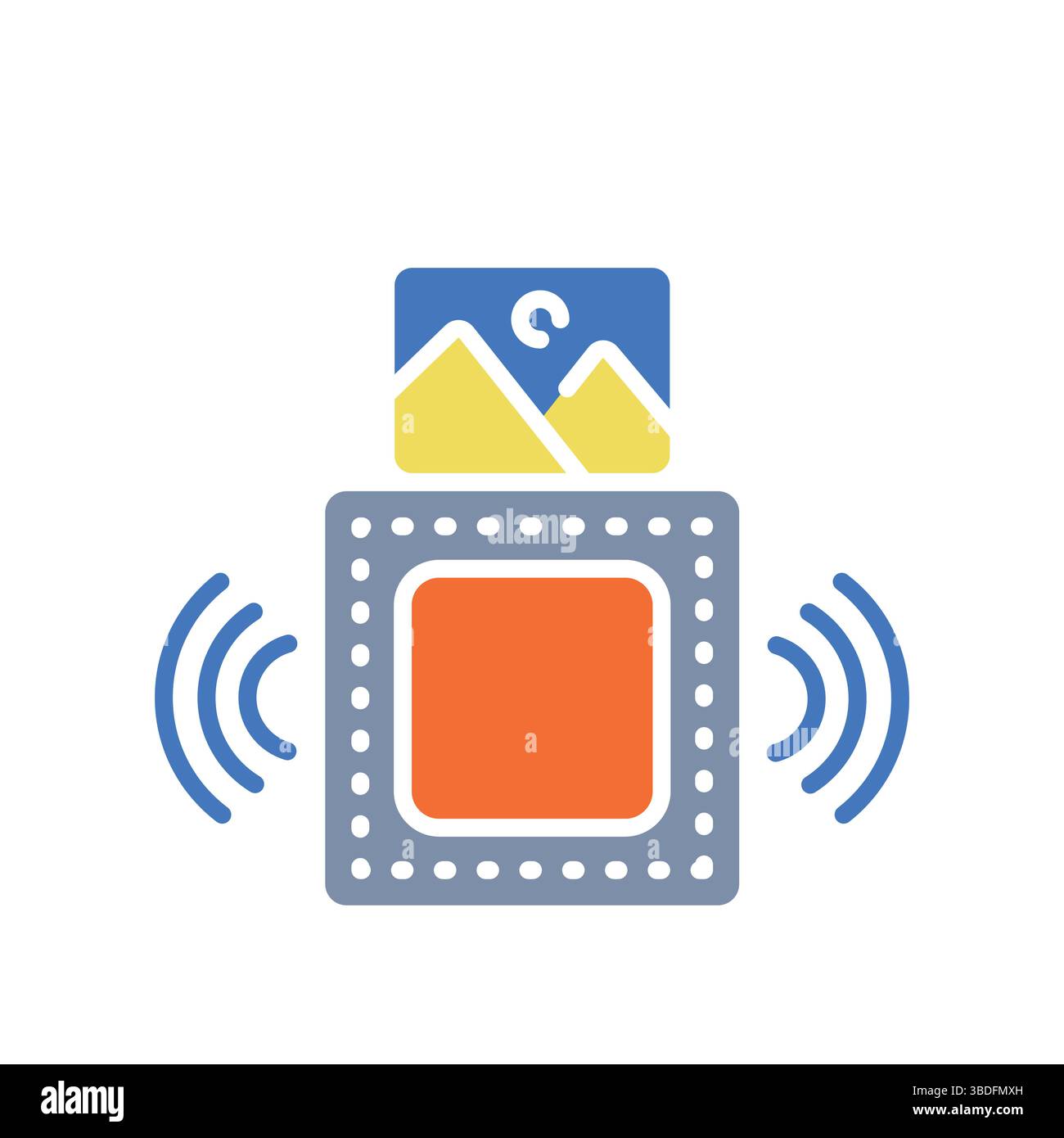Photoelectric Sensor color flat icon for digital and print projects ...
