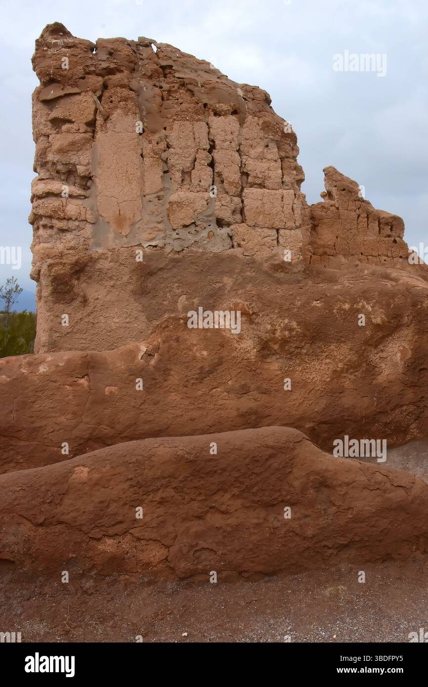 Ancient Casa Grande Ruins National Monument of the Pre-columbian ...